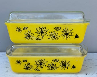 Yellow Flower Pyrex - Etsy
