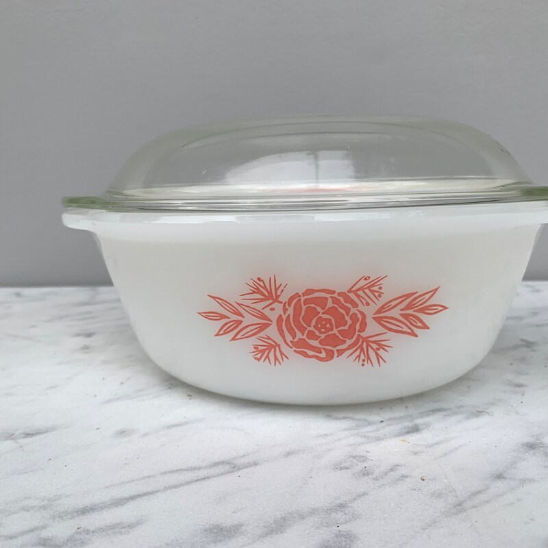 Rose Pyrex - Etsy