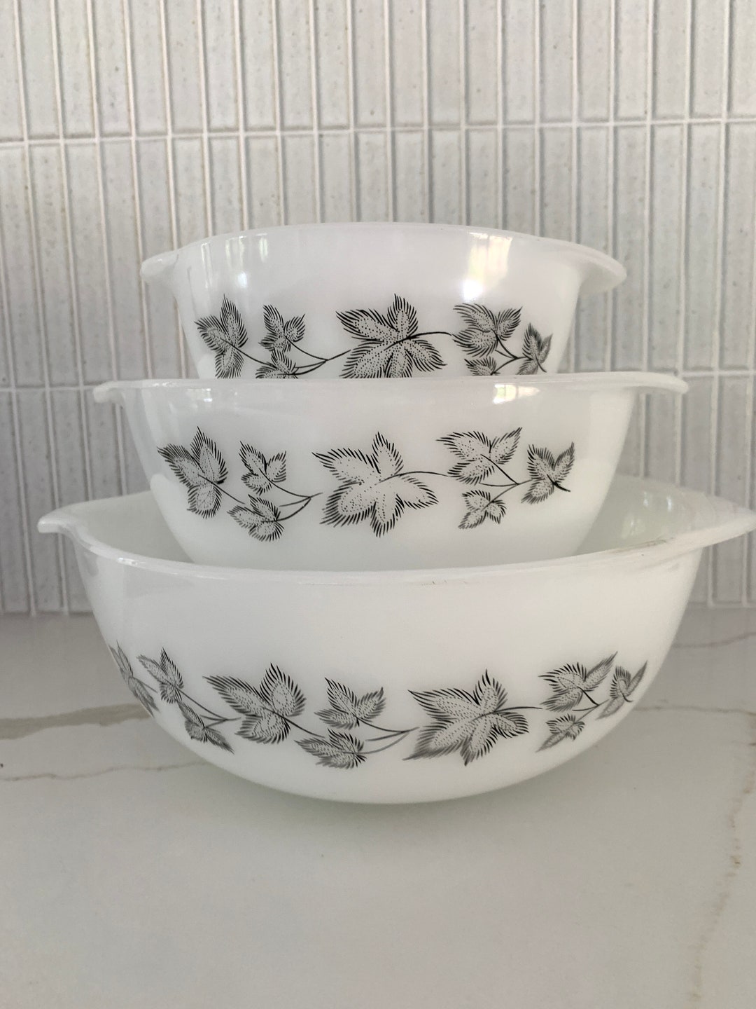 Agee Pyrex Cinderella Ivana Bowl Set. - Etsy