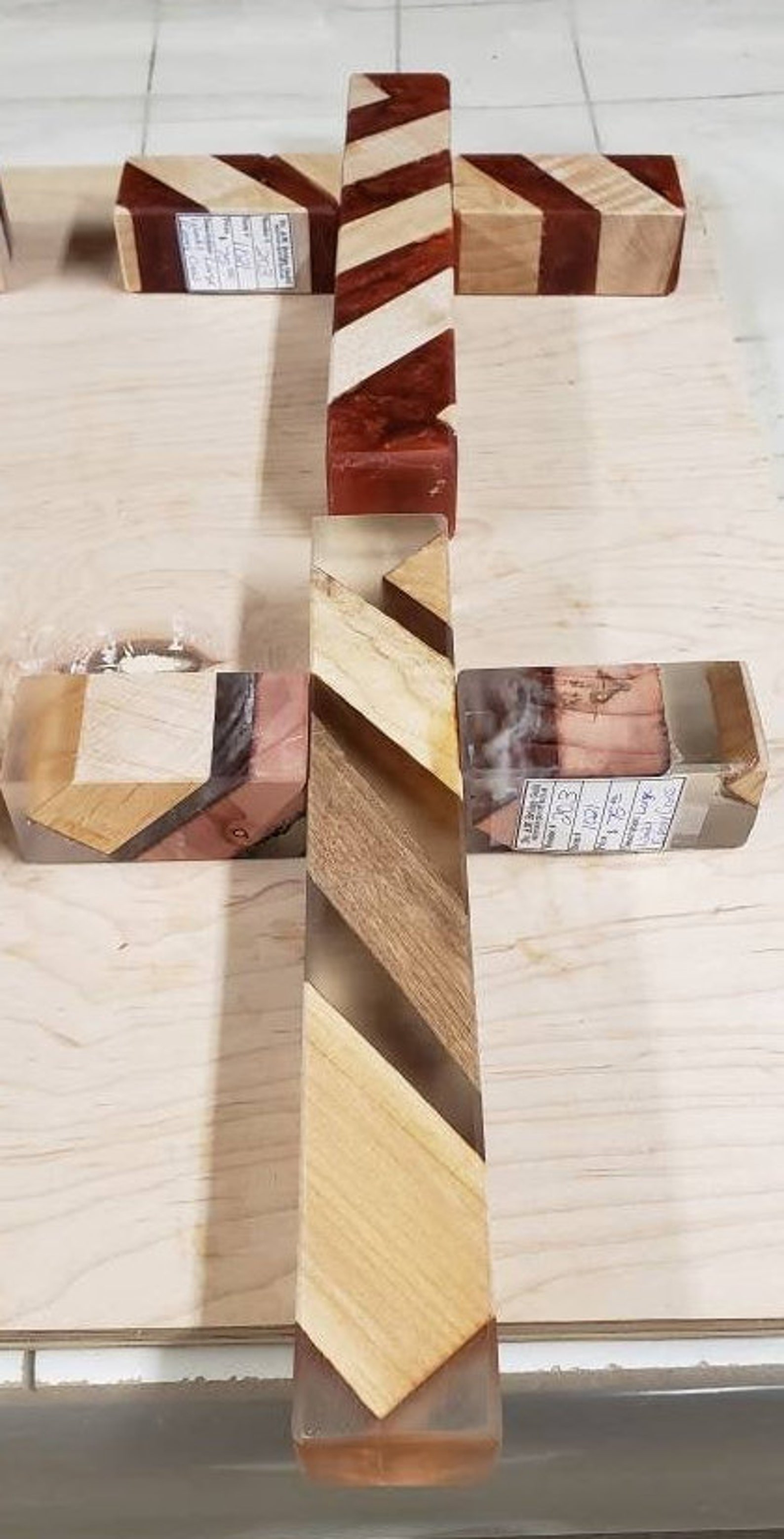 Large Epoxy Wood Crosses - Etsy