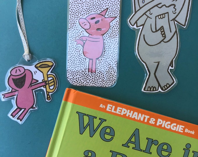Elephant & Piggie Bookmarks, Elephant and Piggie, Mo Willems, Books ...