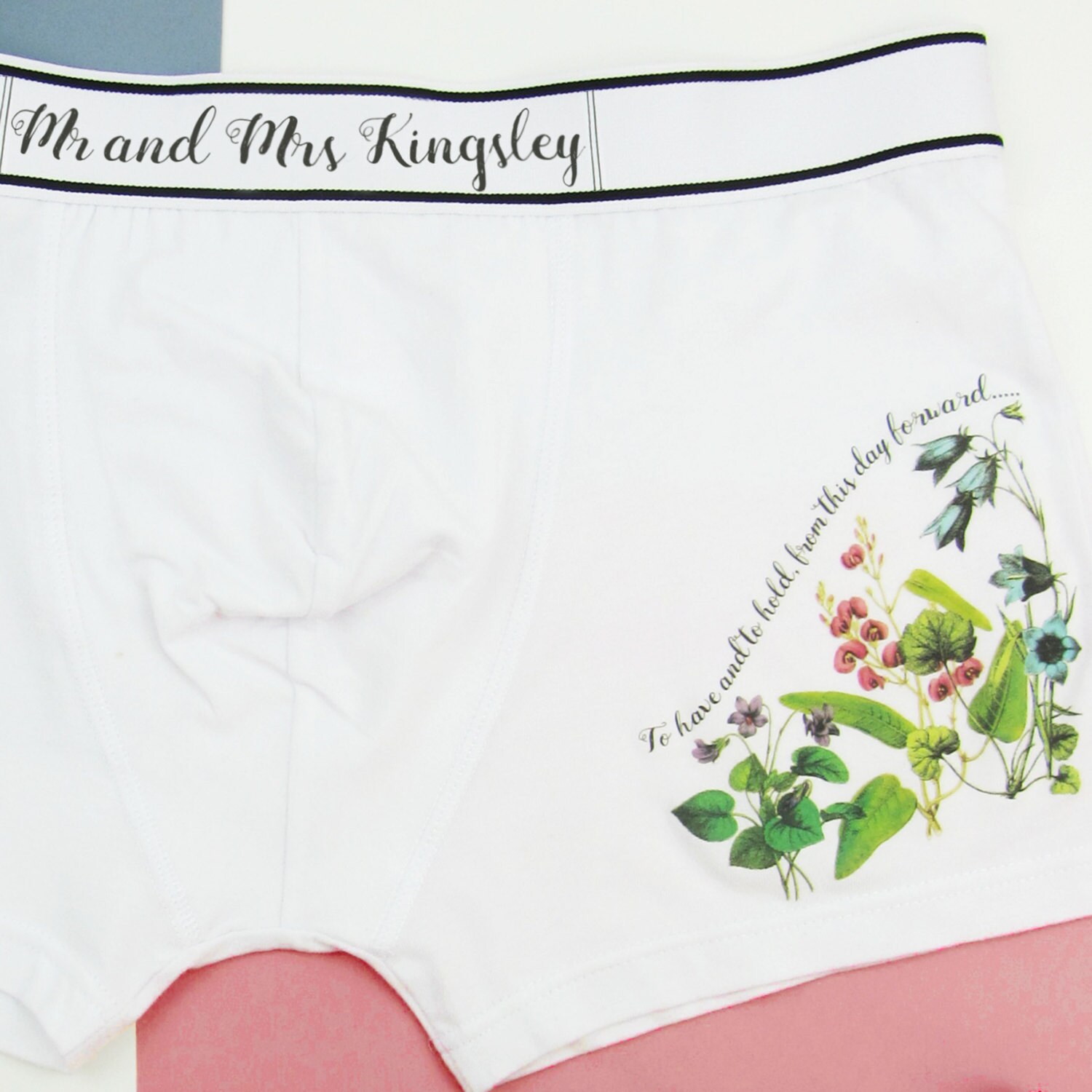 Personalised Groom's Wedding, Men's Boxer Briefs - Etsy UK