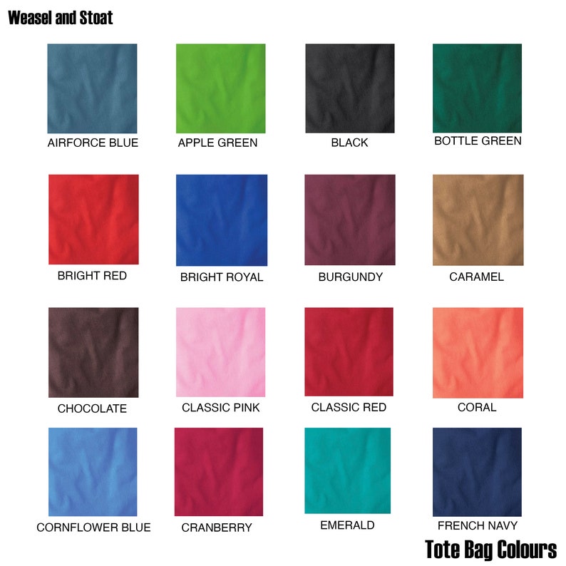 Personalised Name Print Tote Bag – Vibrant Colors, Custom Shopping Bag ...