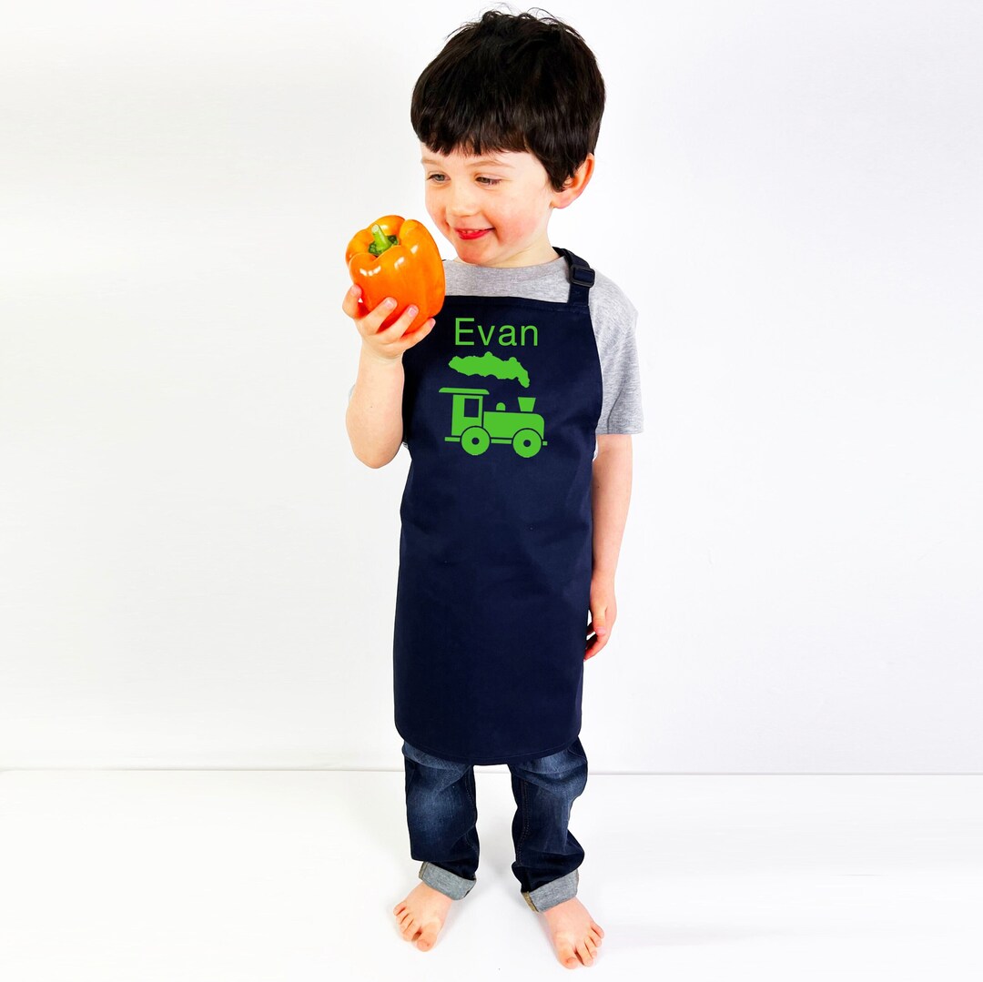 Personalised Children's Name and Graphic Apron - Kids Baking Gift ...