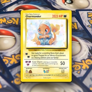 Pokemon Pregnancy Card - Gengar Design - Custom Pokemon Card ...