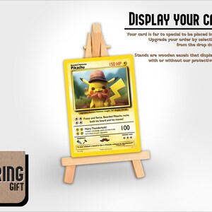 Rare Bearded Pikachu Pokemon Card - Shock Your Opponents With Style ...