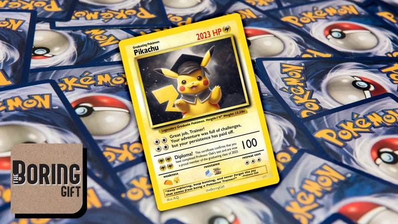 Pokemon Graduation Fan Art Displayed on a Pokemon Card - Class of 2025 ...