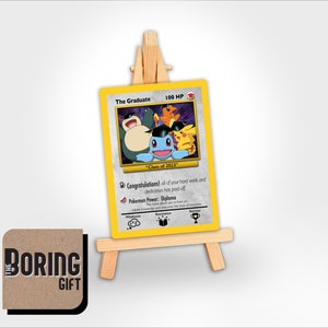 Pokemon Graduation Fan Art Displayed on a Pokemon Card With Pikachu ...