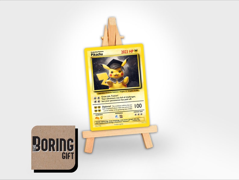 Pokemon Graduation Fan Art Displayed on a Pokemon Card - Class of 2025 ...