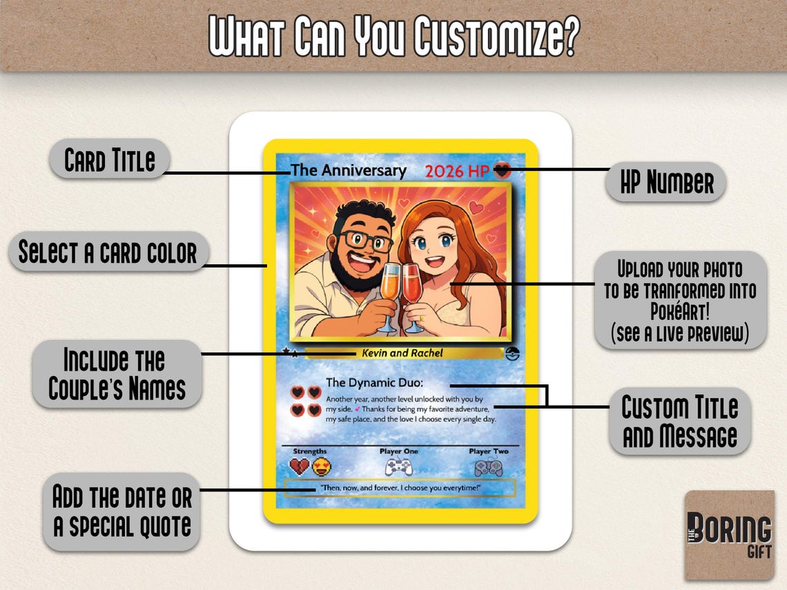 Digital Custom Pokemon Trainer Card Print File - Create Your Own ...