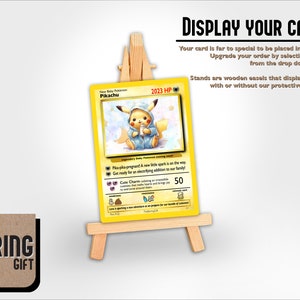 Pokemon Pregnancy Card - Pikachu and Charmander Design - Custom Pokemon ...
