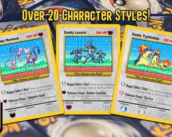 Charizard Anniversary Pokemon Card Gift for Him or Her, Wedding or ...