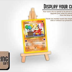 Custom Birthday Pokemon Card - Fuecoco Design - Perfect Gift Idea for ...