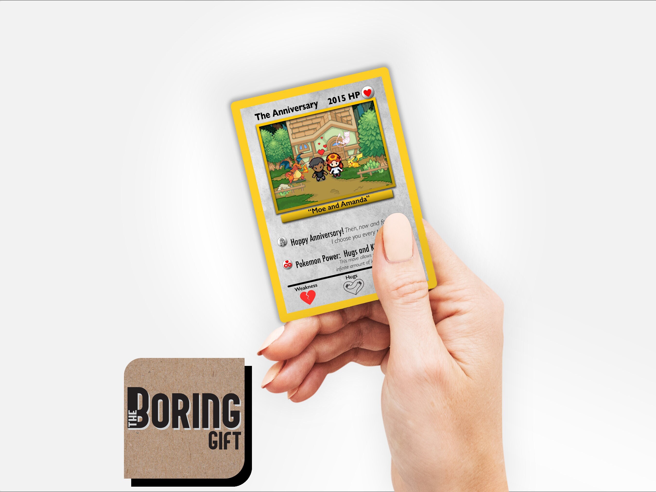 Custom Anniversary Pokemon Card Gift for Him or Her Wedding - Etsy