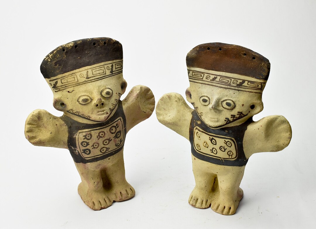 Authentic Precolumbian Pair of Chancay Cuchimilco Figures - Etsy