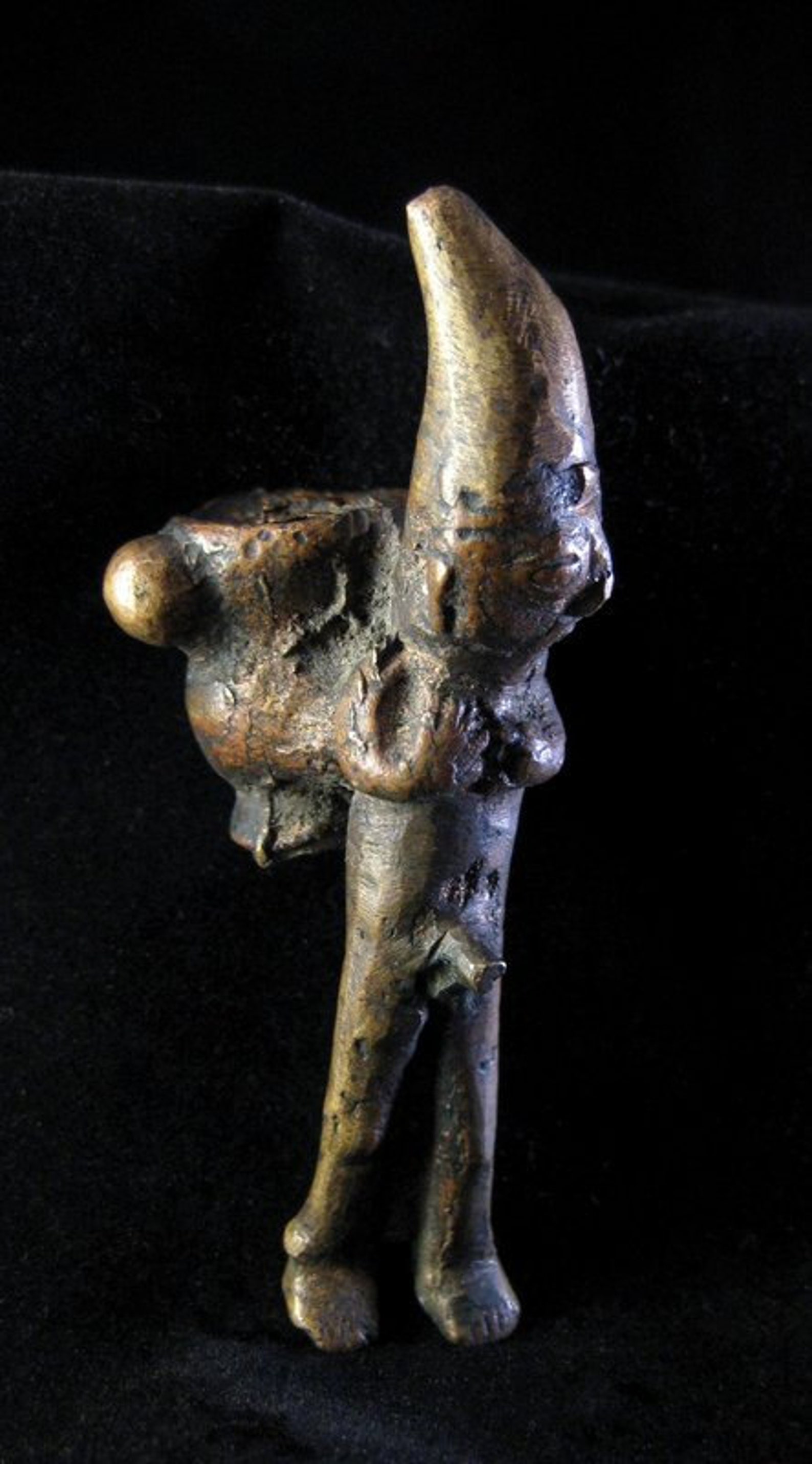 Genuine Chimu Inca Copper Coquero Capacocha Figurine Ca. 1200 1450 A.D ...