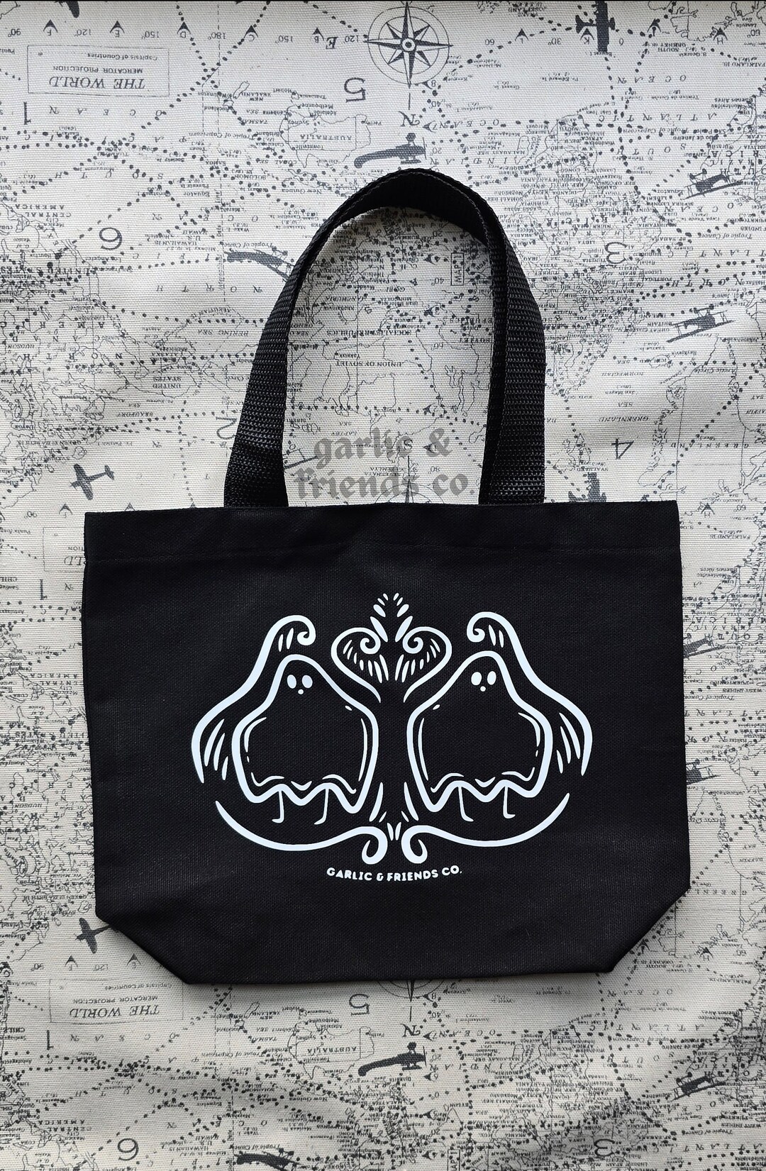 Ghostie Twins Tote Bag | Ghost, Ghoul, Spooky, Halloween - Etsy