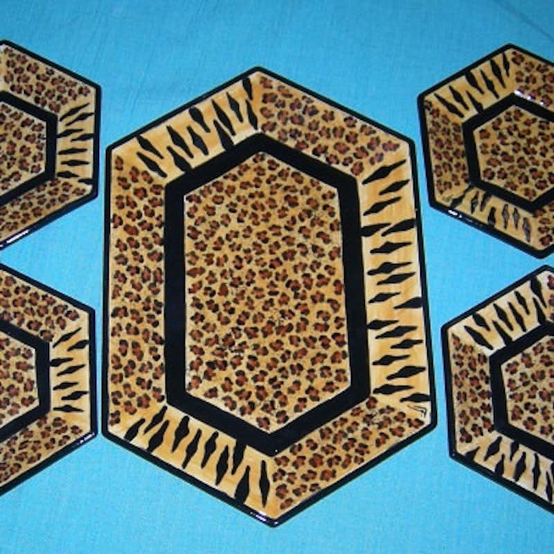 Leopard Home Plate - Etsy