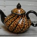 Custom Spiral LEOPARD PRINT Teapot, Exotic Ceramic Teapot, Leopard ...