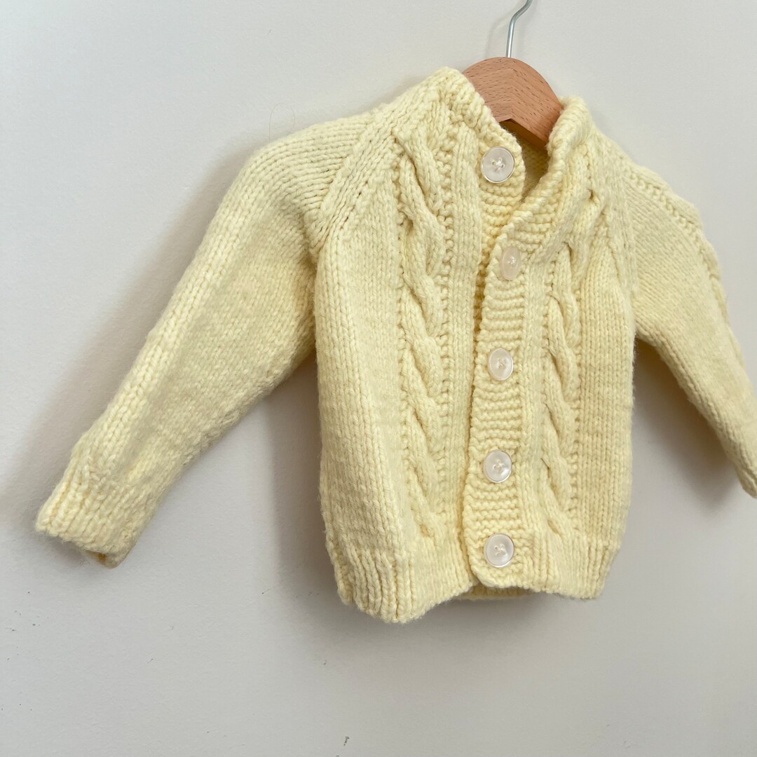 Vintage 1960s Bright Baby Yellow Sweater. Valentines Yellow Sweater ...