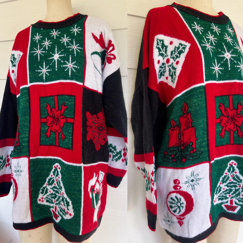 Plus Size Christmas Sweater - Etsy