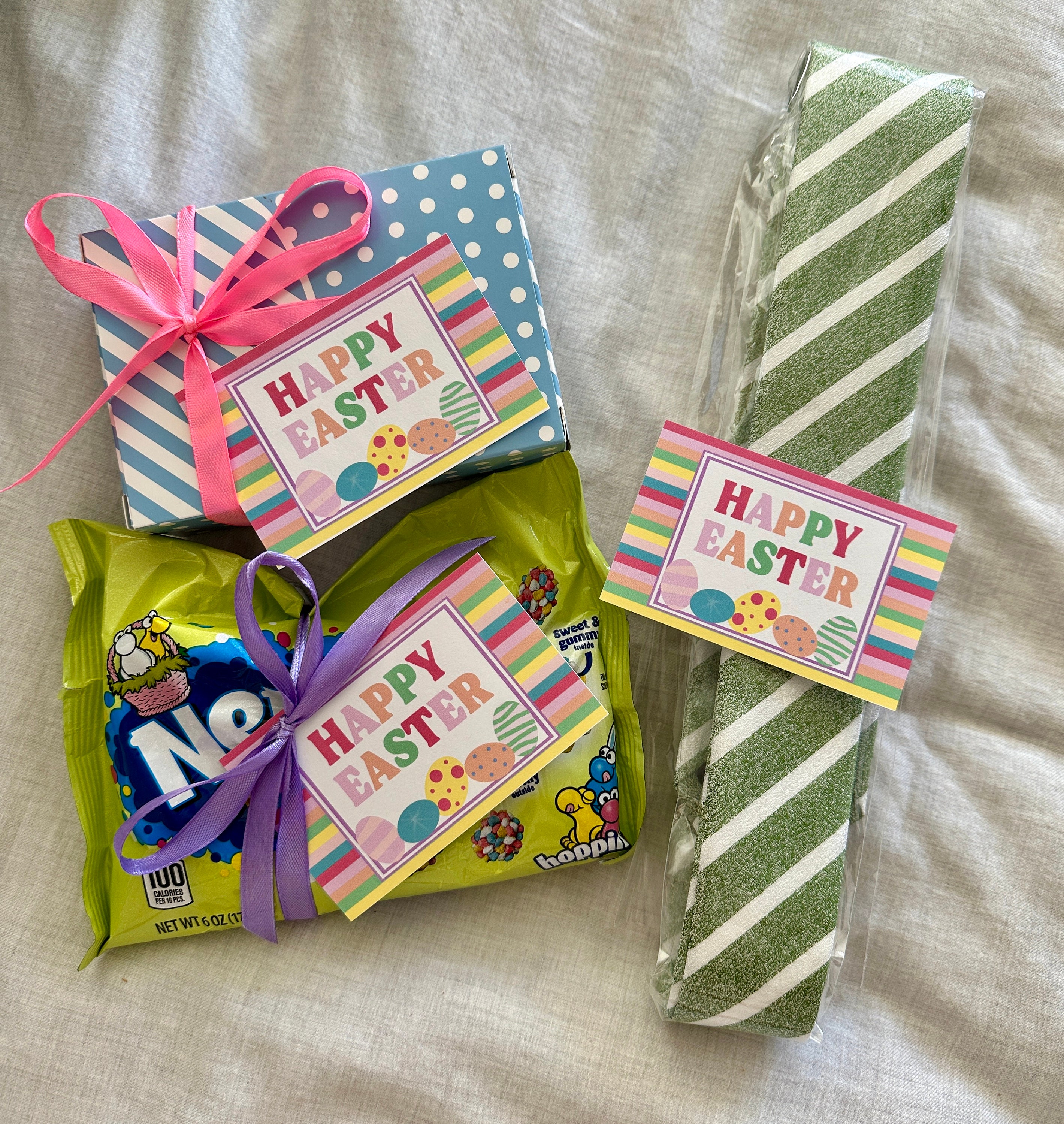 Happy Easter Printable Gift Tags (2 Sizes) - Etsy