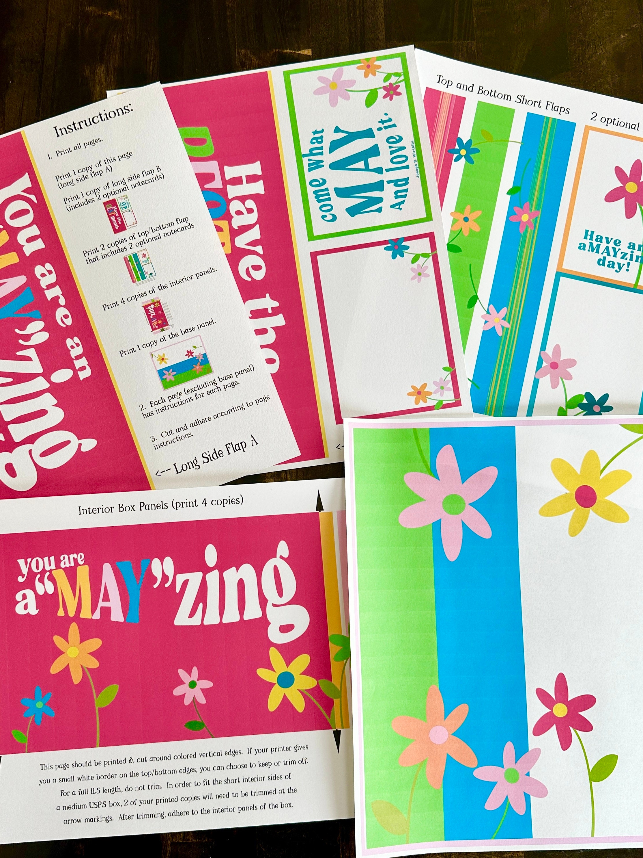Month of May LDS Missionary Care Package Box Decor - Etsy
