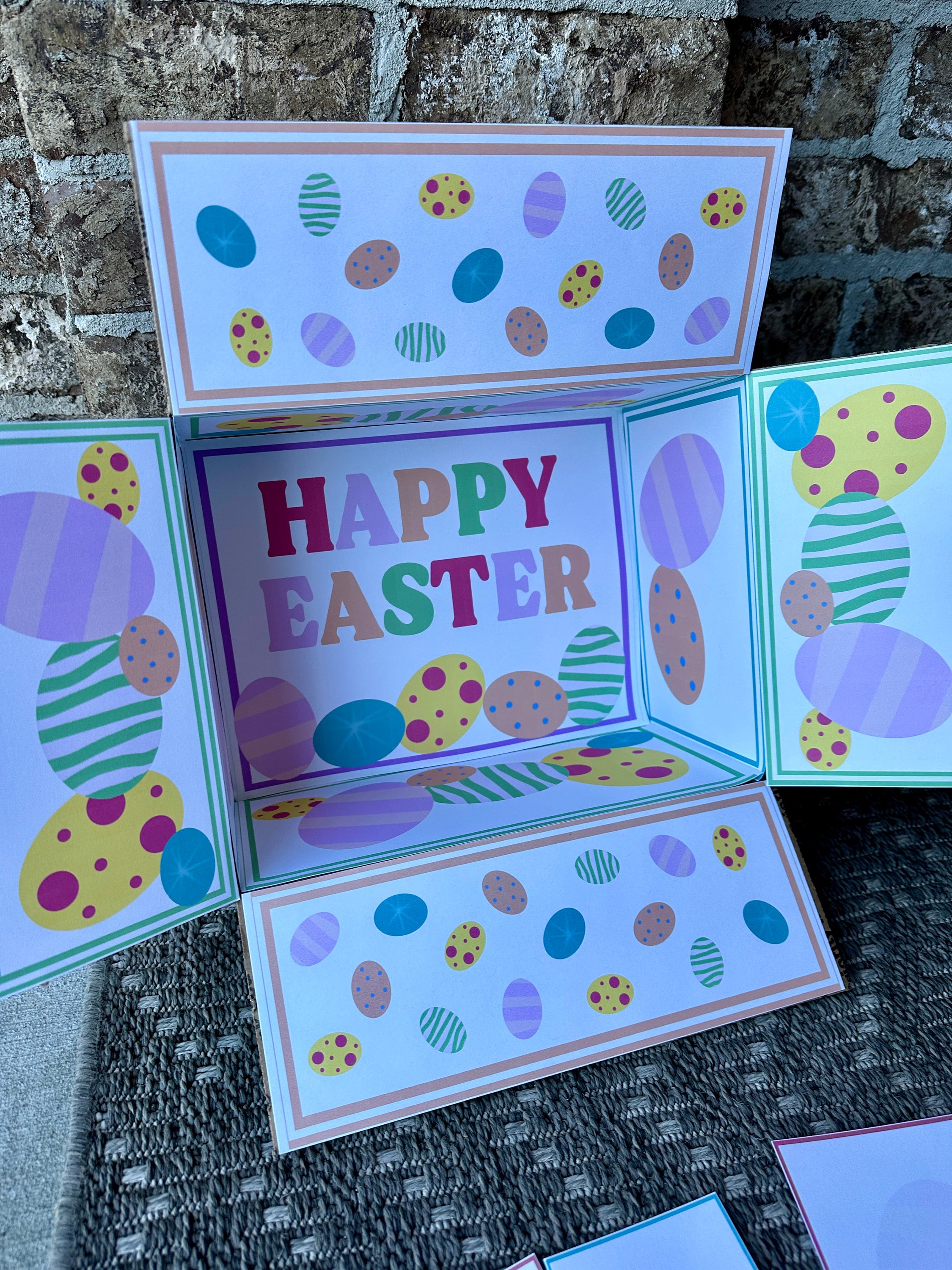 Easter Care Package Printable Box Decor (missionaries, Grandchildren ...