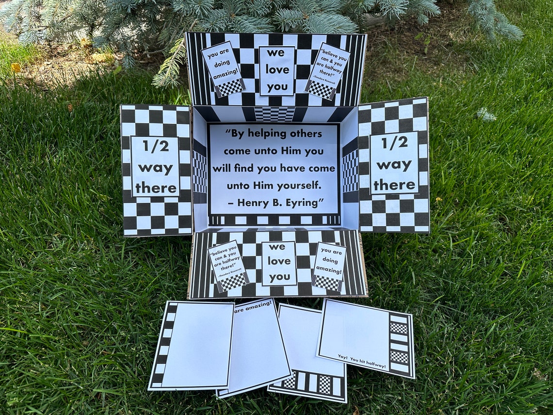 LDS Missionary Half Way There Care Package Box Decor - Etsy