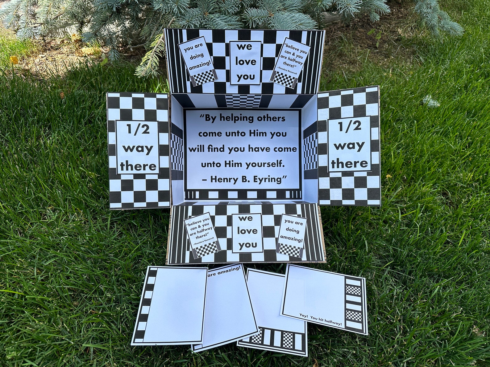 LDS Missionary Half Way There Care Package Box Decor - Etsy