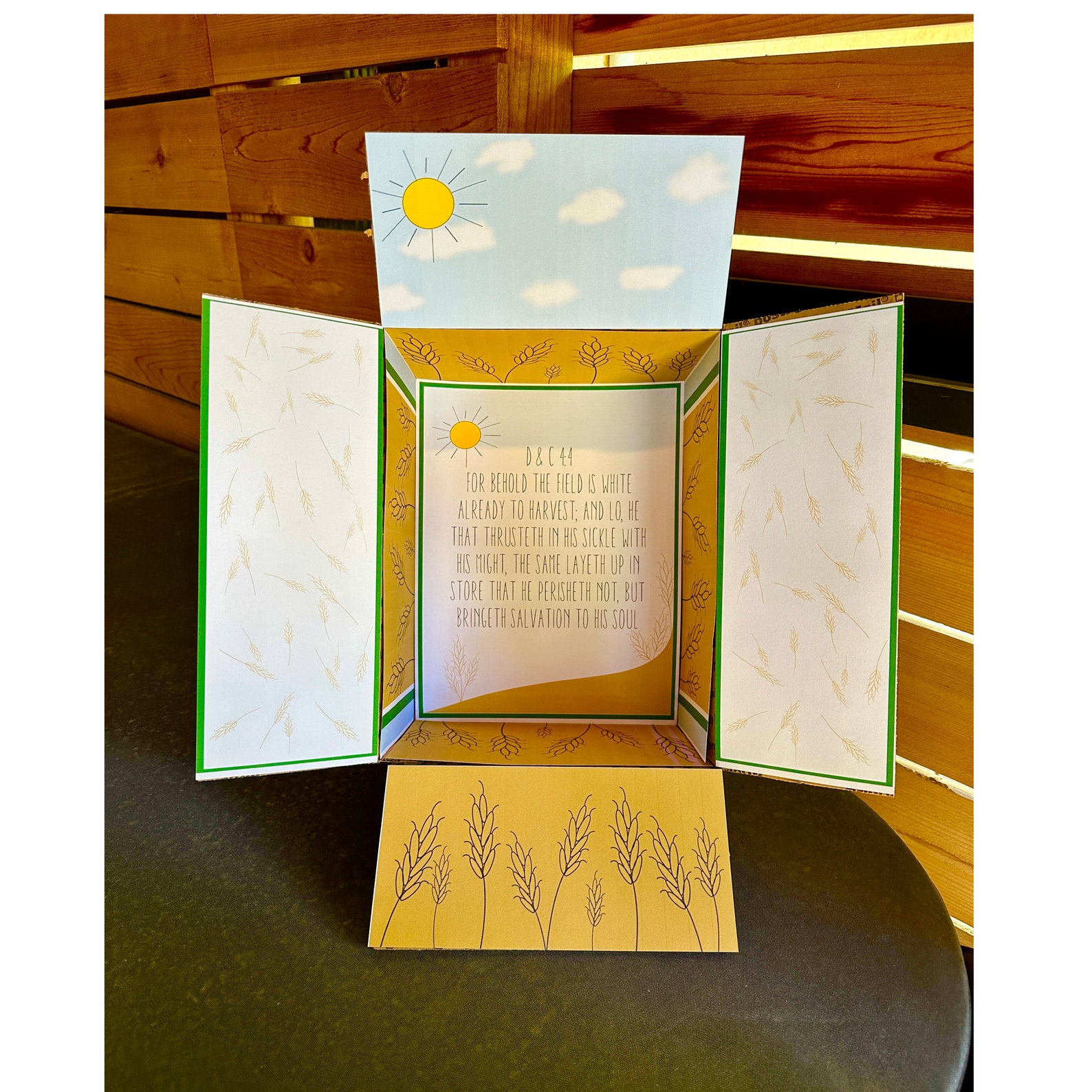 LDS Missionary "the Field is White" Care Package Printable Box Decor - Etsy