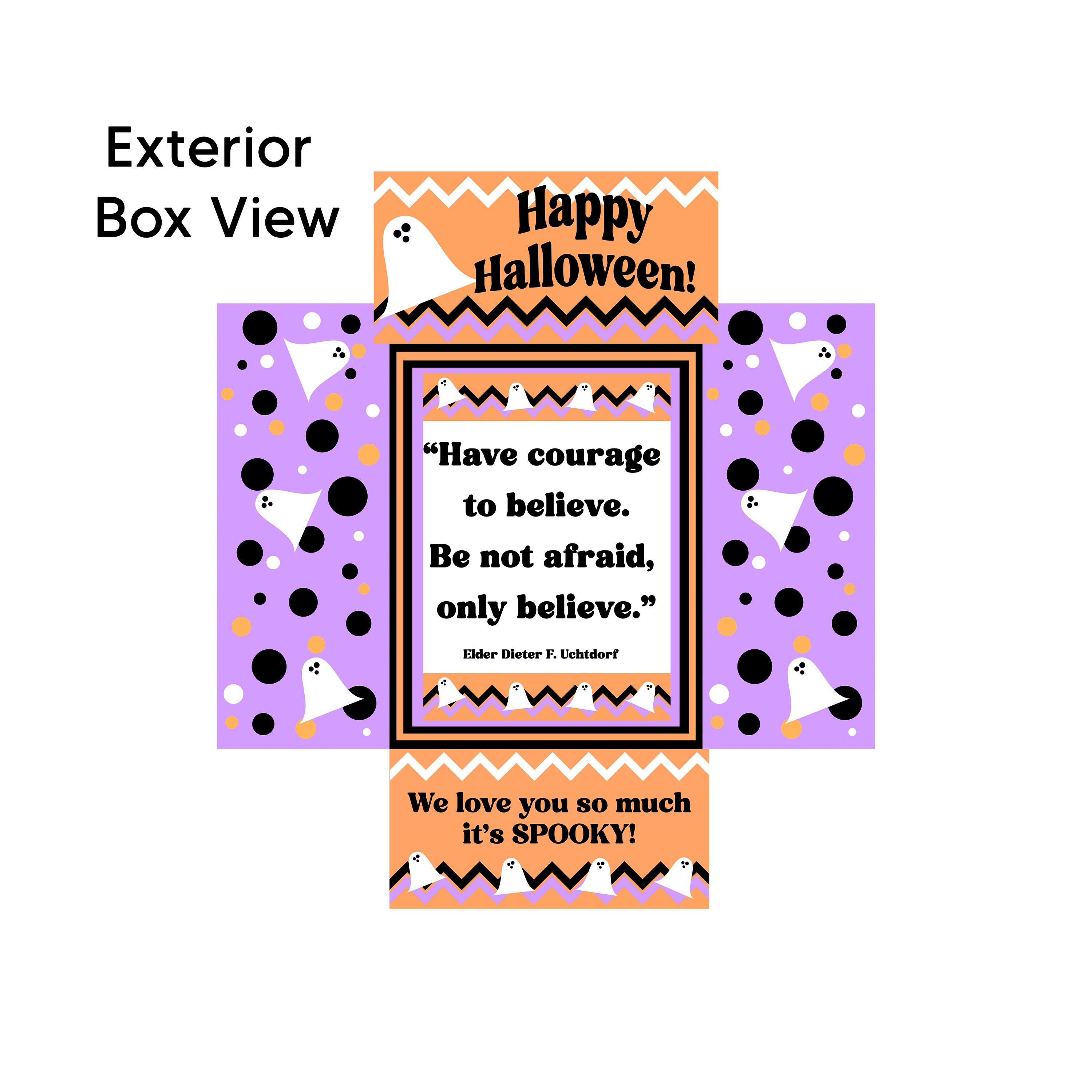 LDS Missionary Halloween Care Package Printable Decor - Etsy