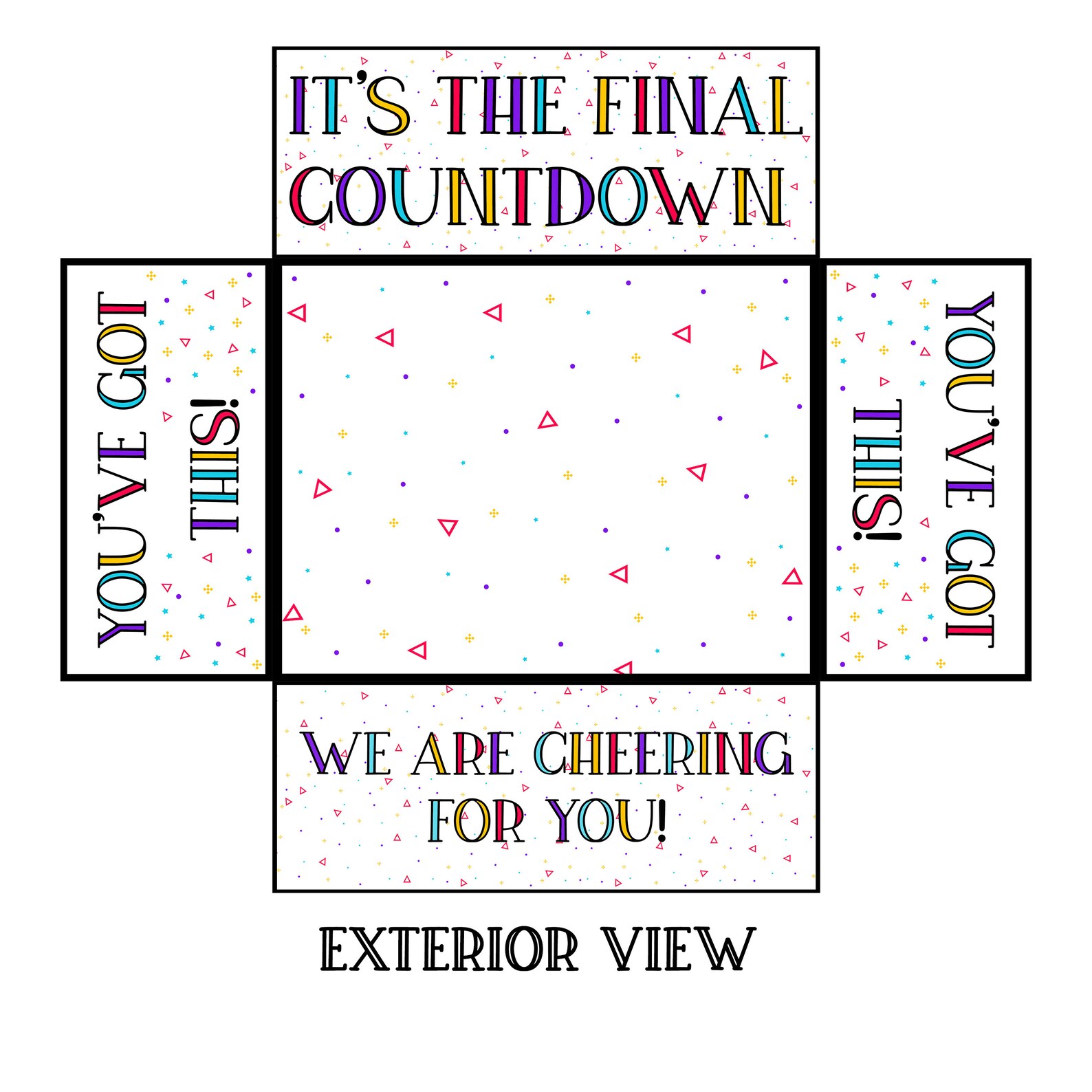 Final Countdown Care Package Printable Box Decor LDS Missionaries ...