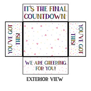 Final Countdown Care Package Printable Box Decor (LDS Missionaries ...