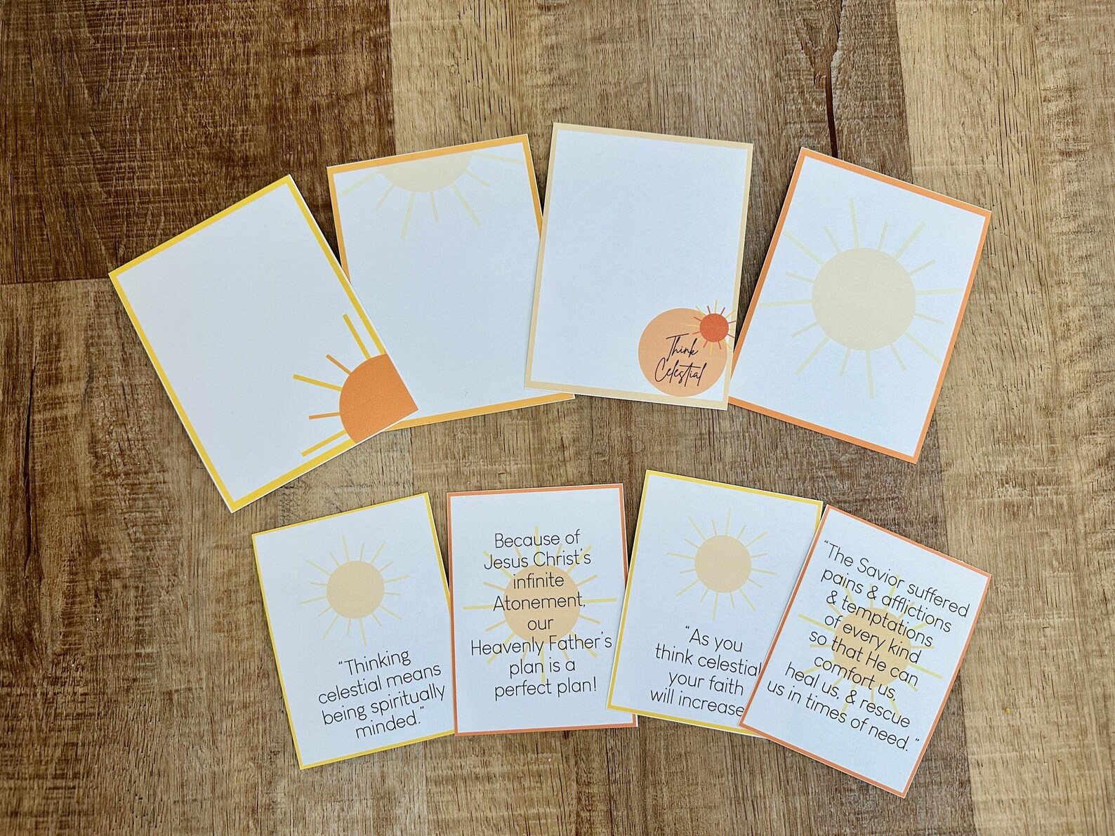 LDS Think Celestial Care Package Printable Decor Kit - Etsy