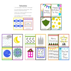 LDS Missionary Gift Envelope Printable - Etsy