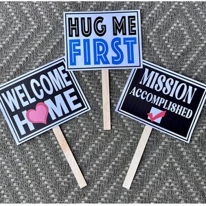 Missionary/military Welcome Home Signs (print From Home) - Etsy