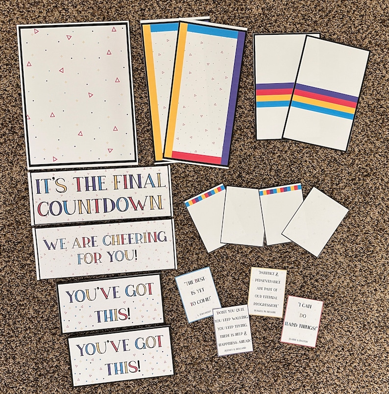 Final Countdown Care Package Printable Box Decor (LDS Missionaries ...