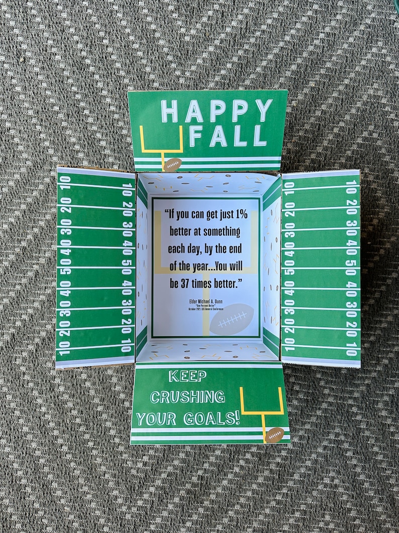 LDS Missionary Fall Care Package Box Decor - Etsy