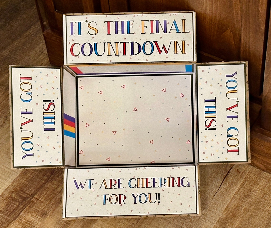 Final Countdown Care Package Printable Box Decor LDS Missionaries ...
