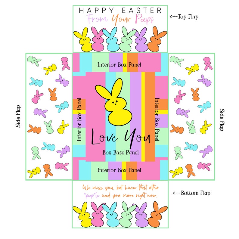 LDS Missionary Easter Care Package Printable - Etsy