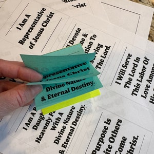 LDS Missionary Mission Call Sticky Note Reminders - Etsy