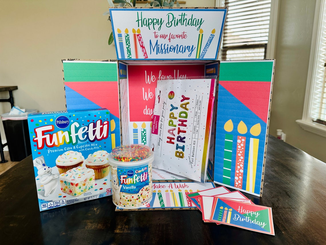 Birthday Care Package Printable LDS Missionary/college - Etsy