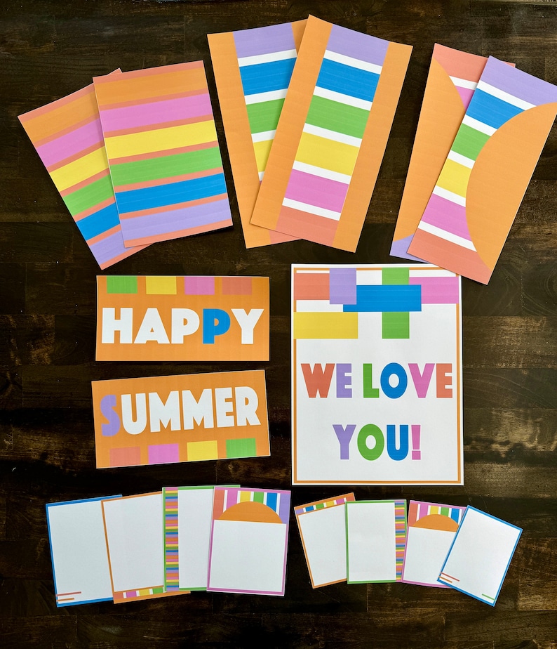 Happy Summer Care Package Box Decor (printable Only) - Etsy