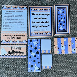 LDS Missionary Halloween Care Package Printable Decor - Etsy