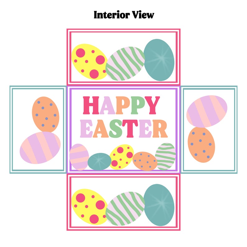 Easter Care Package Printable Box Decor (missionaries, Grandchildren ...