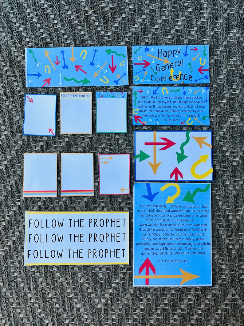 Follow the Prophet General Conference Missionary Care Package Box Decor ...