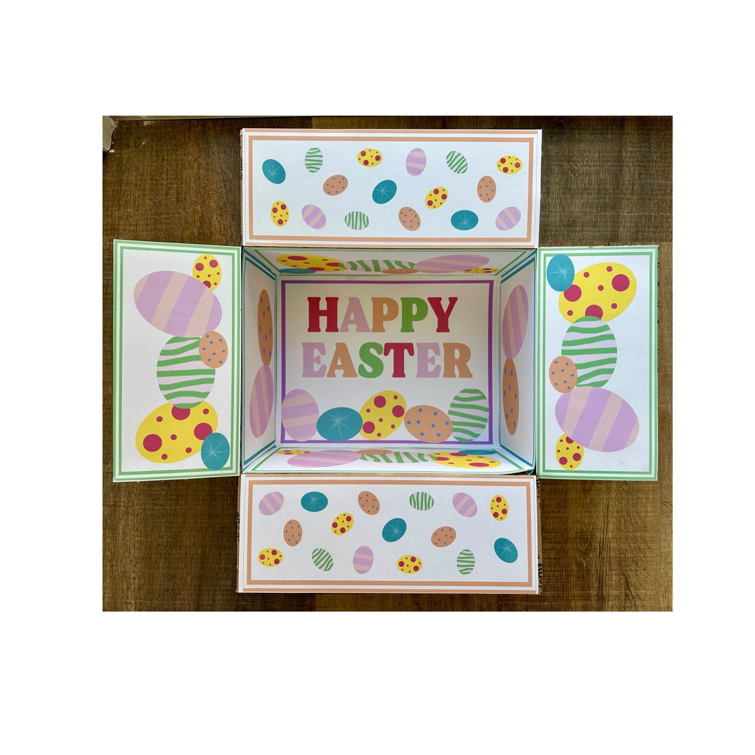 Easter Care Package Printable Box Decor (missionaries, Grandchildren ...