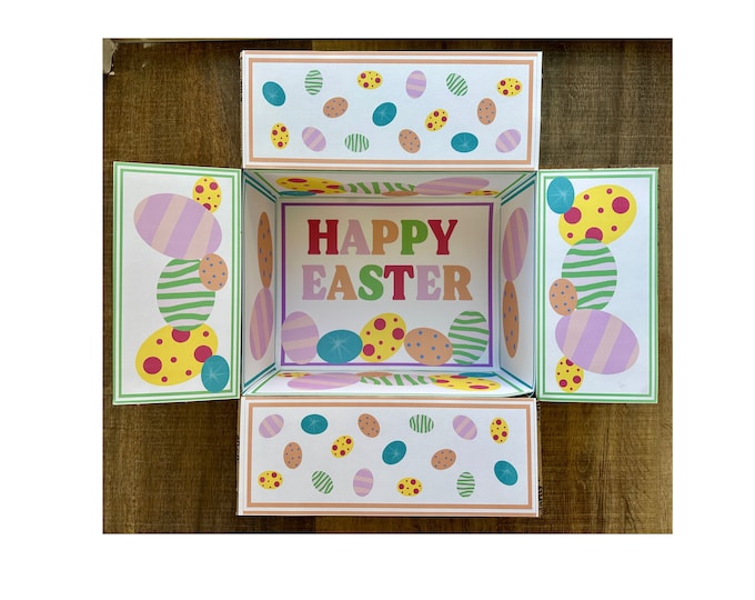 Easter Care Package Printable Box Decor missionaries, Grandchildren ...