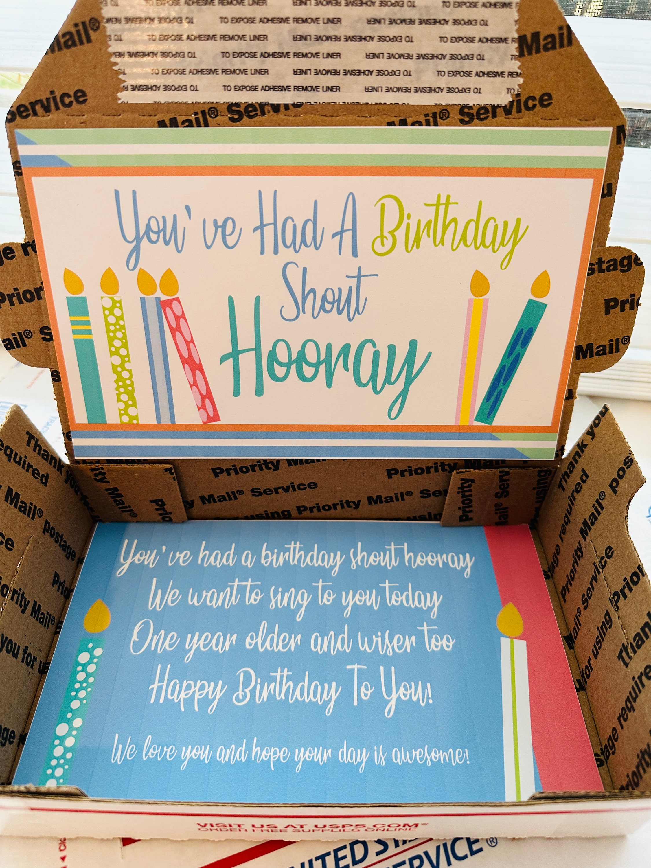 LDS Missionary USPS Birthday Box Decor (pastel Colors) - Etsy